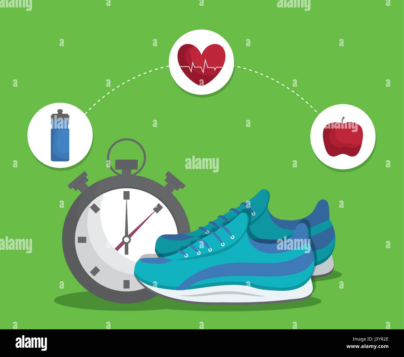 fitness lifestyle design Stock Vector Image & Art - Alamy