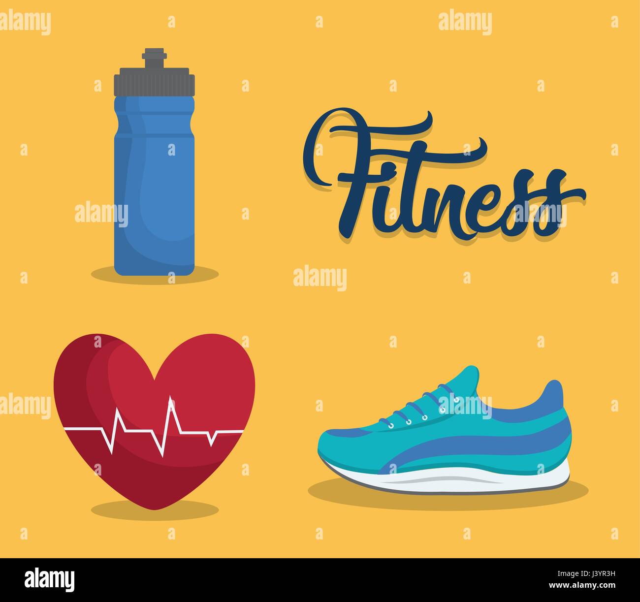 fitness lifestyle design Stock Vector Image & Art - Alamy