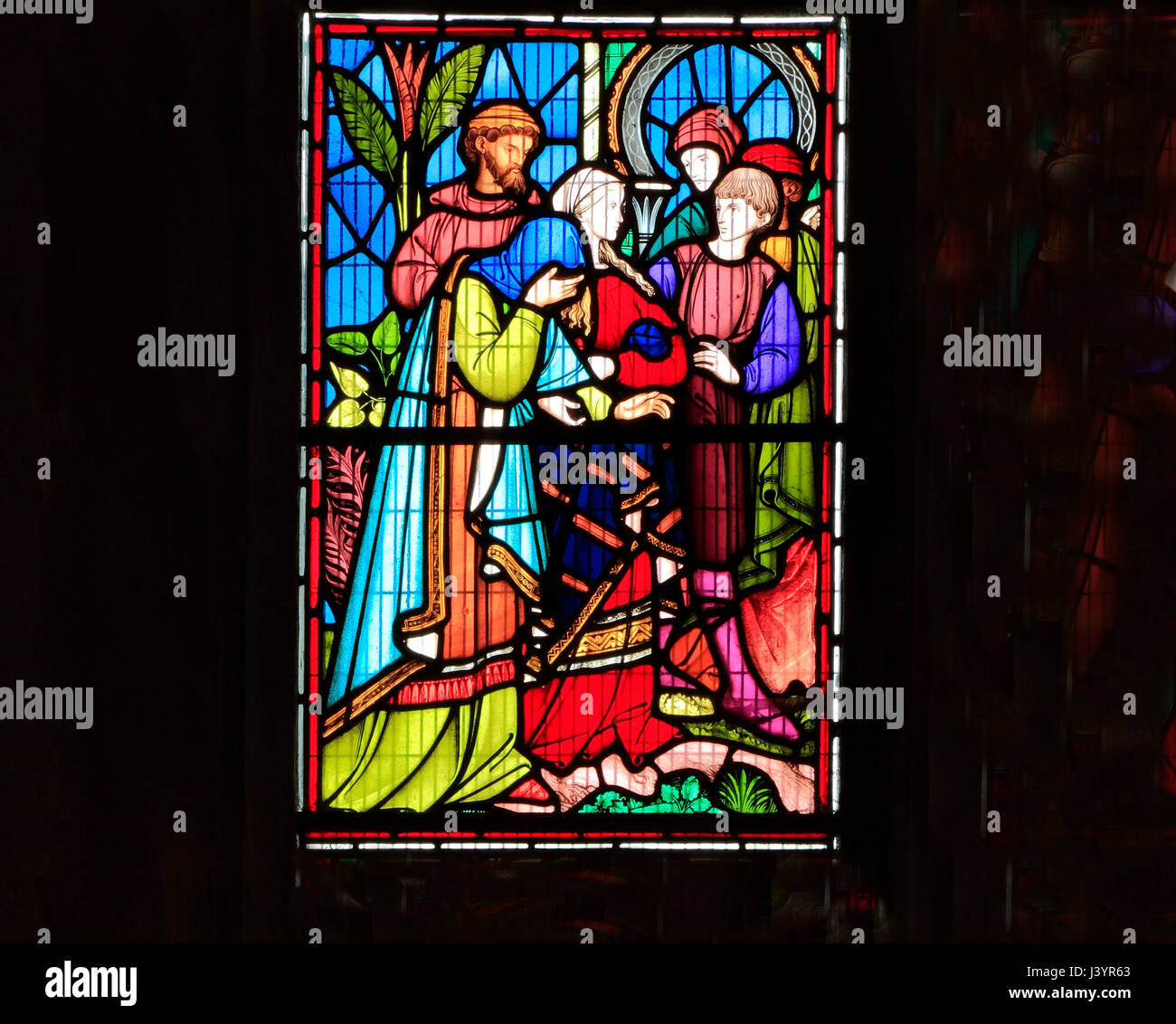 Ruth and naomi stained glass hi-res stock photography and images - Alamy