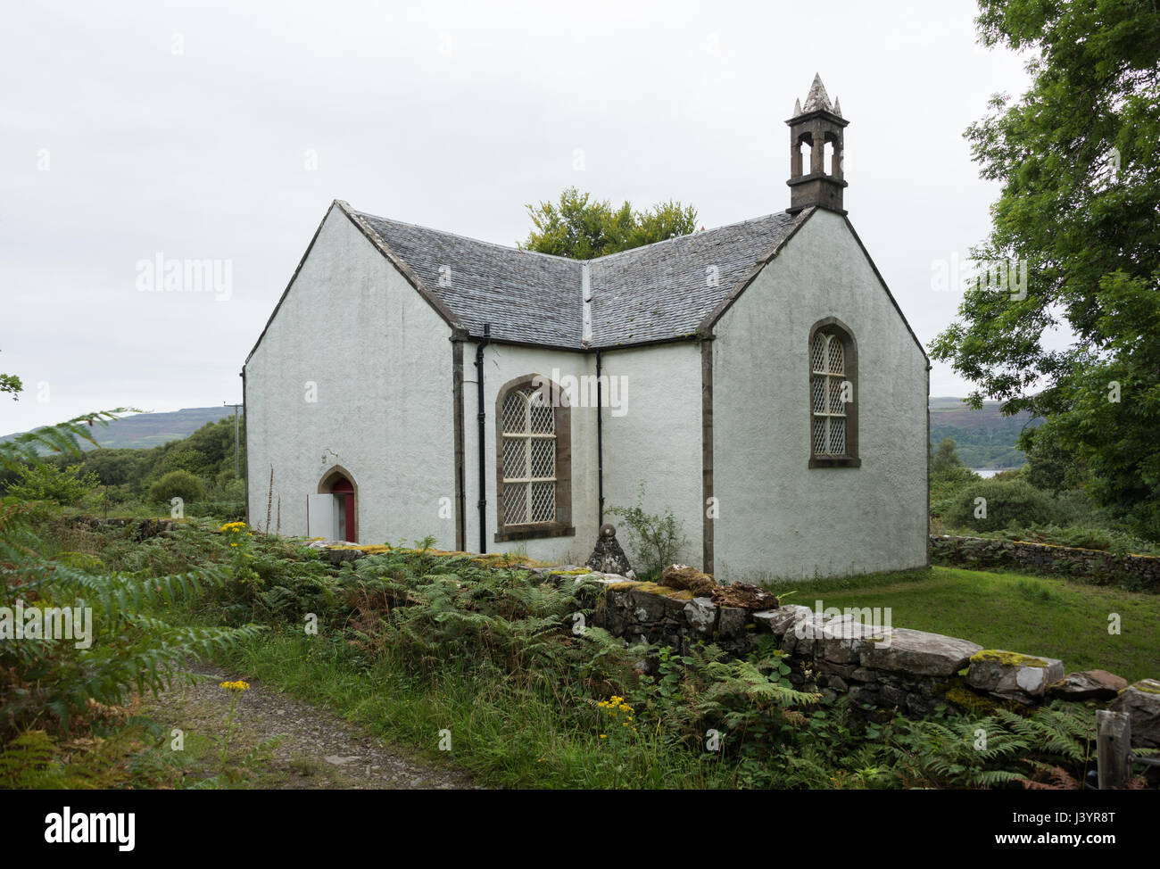 The church at Ardalum on the Isle of Ulva, Scotland Stock Photo - Alamy