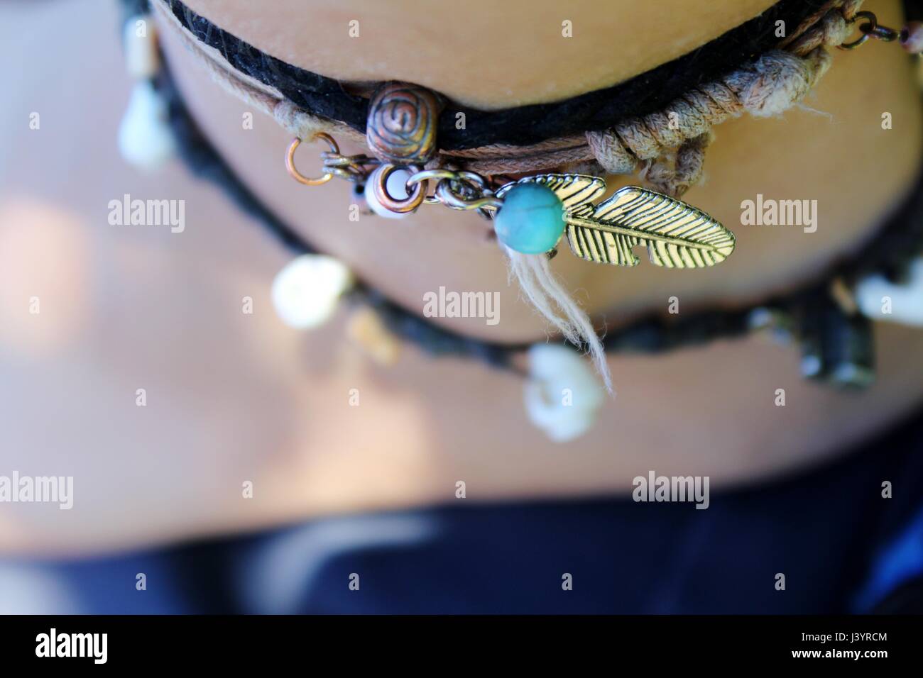 Ankle jewellery hi-res stock photography and images - Alamy