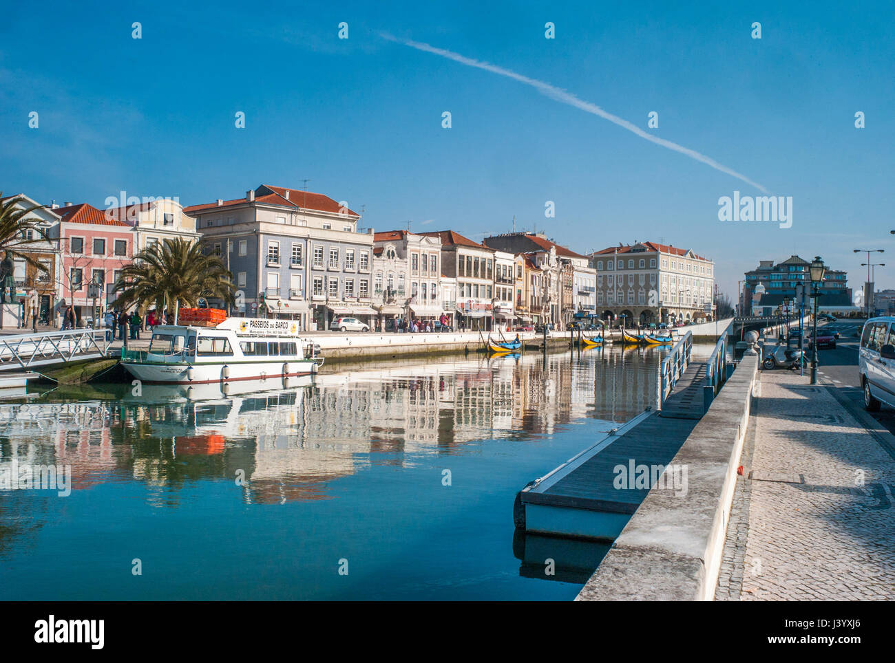 Aveiro is a city on the west coast of Portugal set along a lagoon ...
