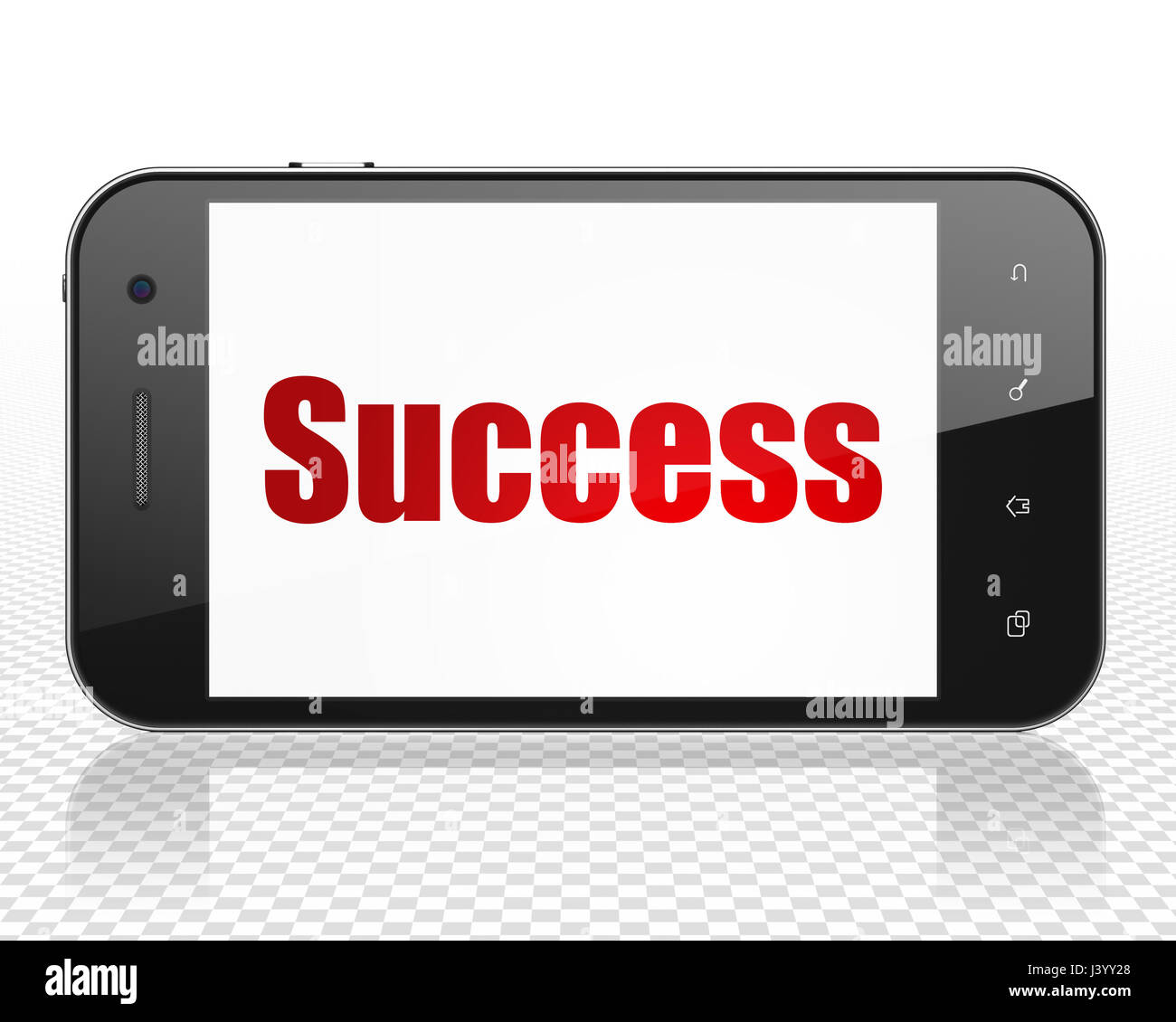 Business concept: Smartphone with Success on display Stock Photo - Alamy