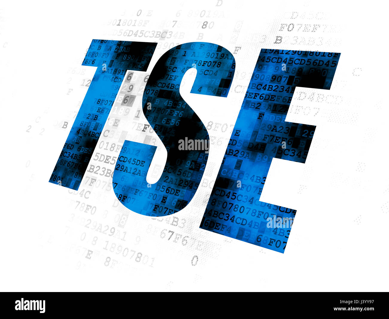 Stock market indexes concept: TSE on Digital background Stock Photo - Alamy