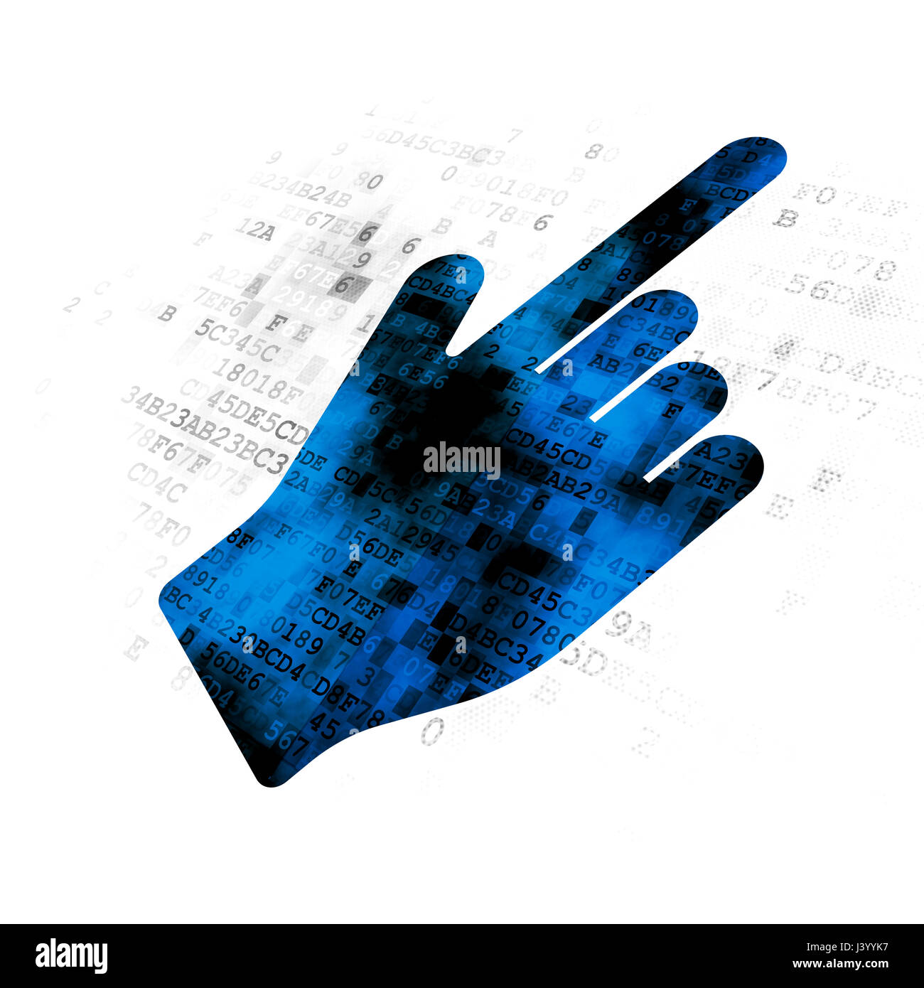 Marketing concept: Mouse Cursor on Digital background Stock Photo - Alamy