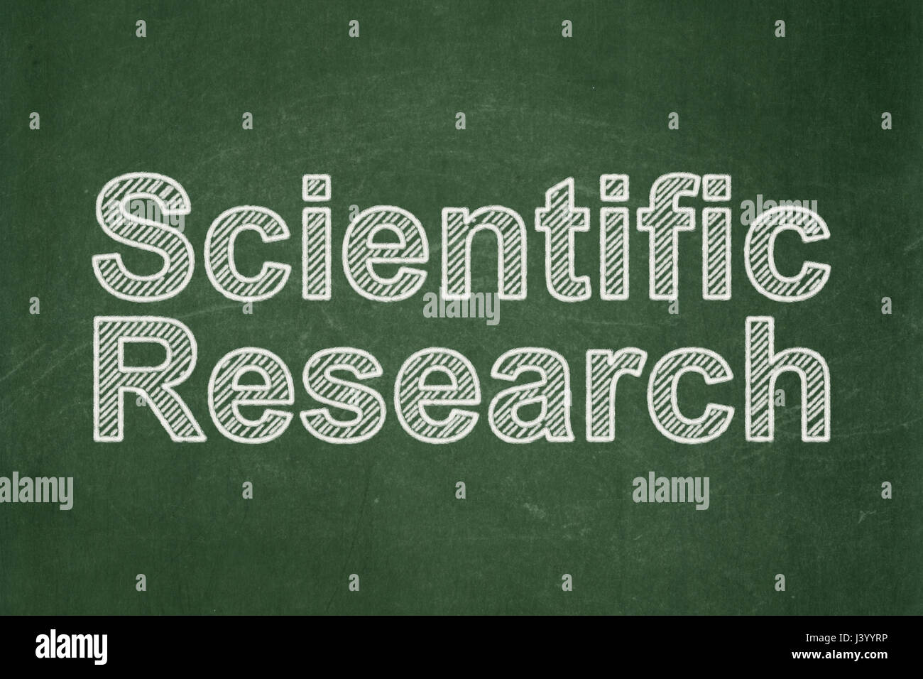 Science concept: Scientific Research on chalkboard background Stock ...