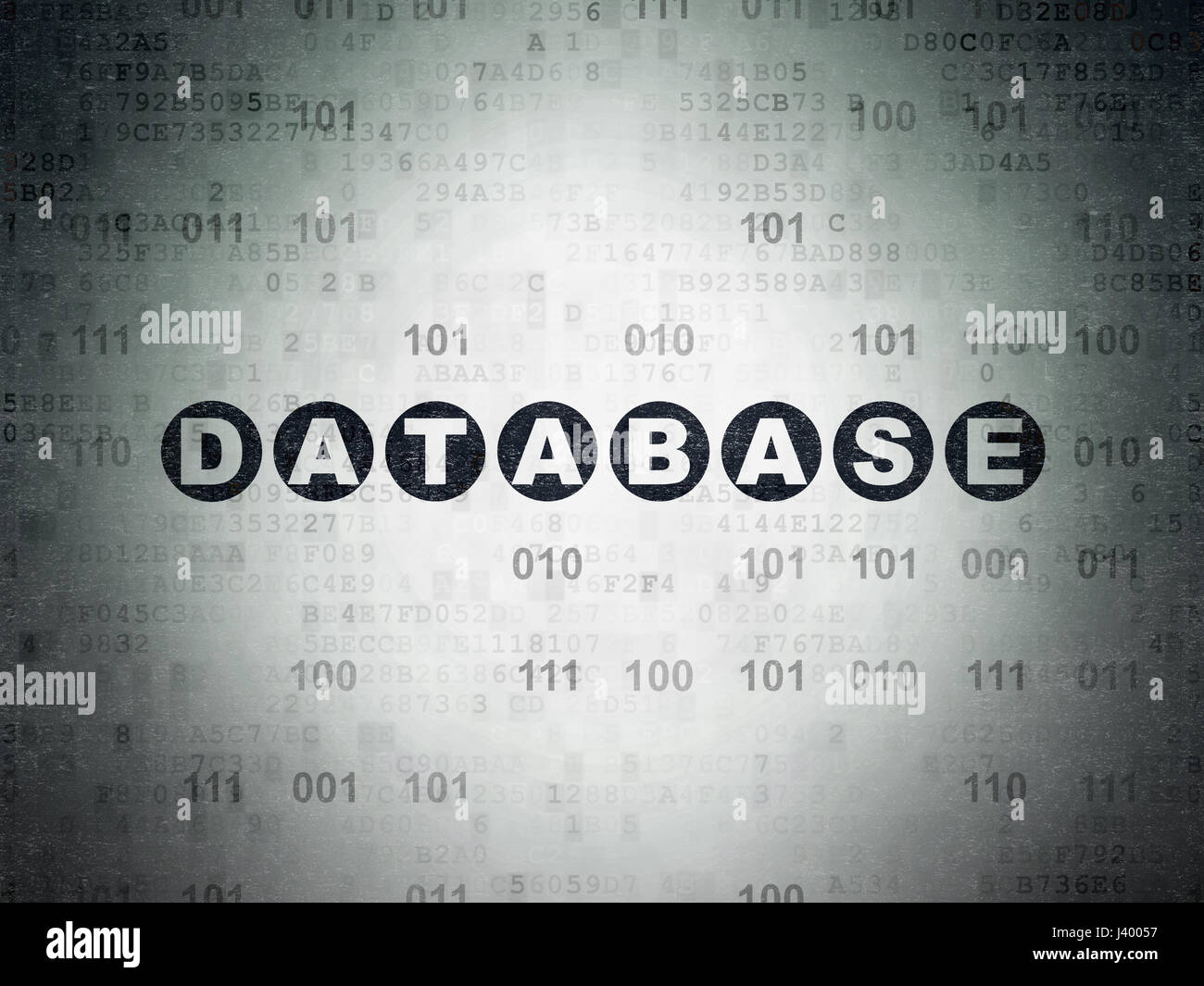 Programming concept: Database on Digital Data Paper background Stock Photo - Alamy