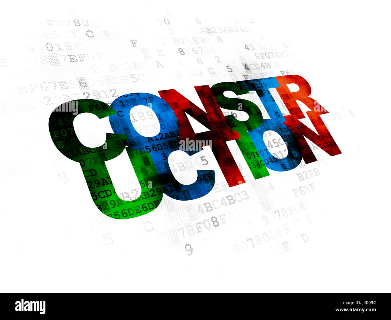 Construction concept: Construction on Digital background Stock Photo ...