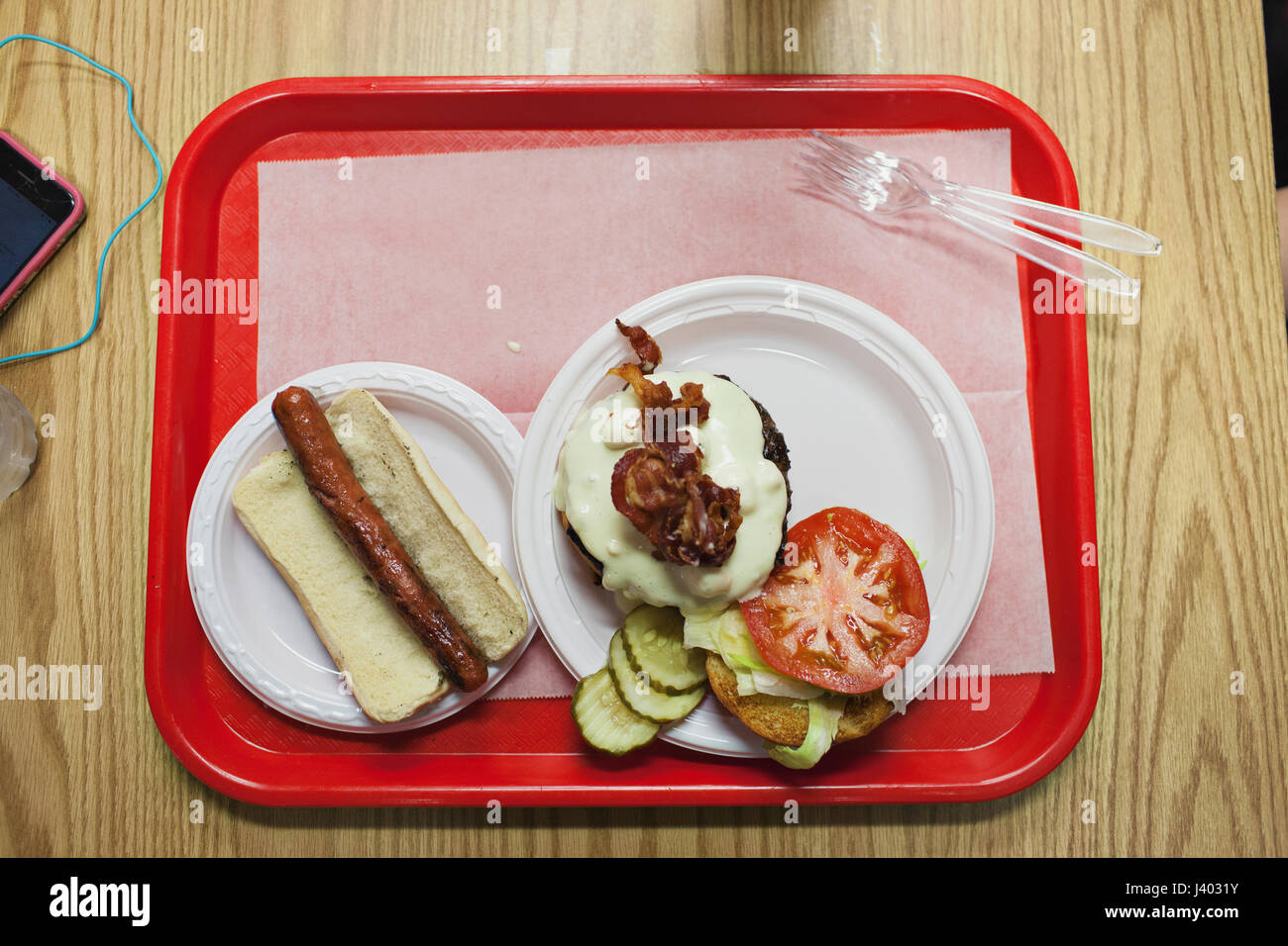 A tray of food Stock Photo - Alamy