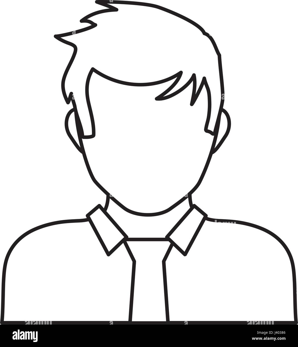 Male faceless head Stock Vector Image & Art - Alamy