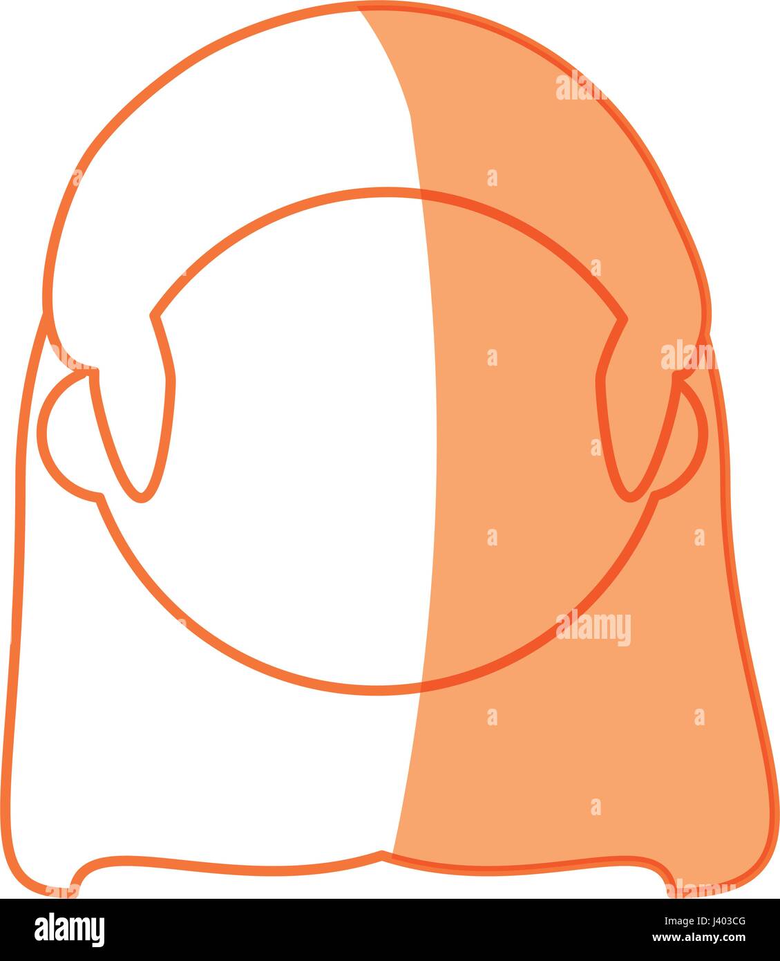 Woman faceless head Stock Vector Image & Art - Alamy