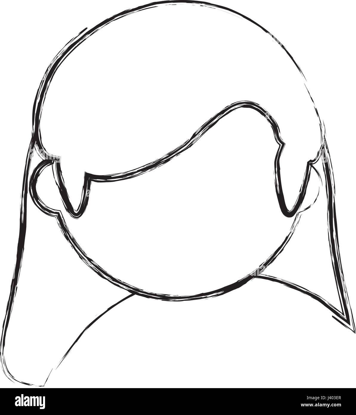 Woman faceless head Stock Vector Image & Art - Alamy