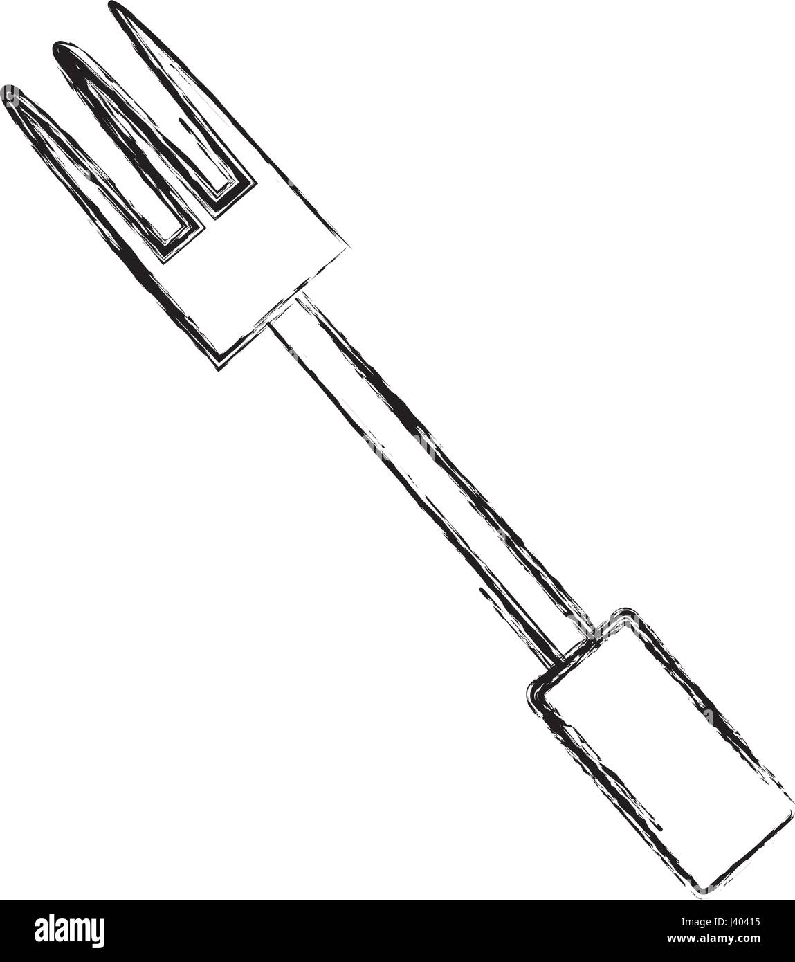 Fork Kitchen utensil Stock Vector Image & Art - Alamy