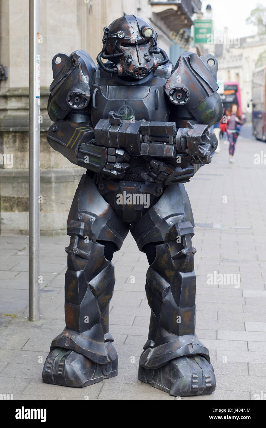 Giant Shadow stormtrooper at Oxfords Comic com Stock Photo - Alamy
