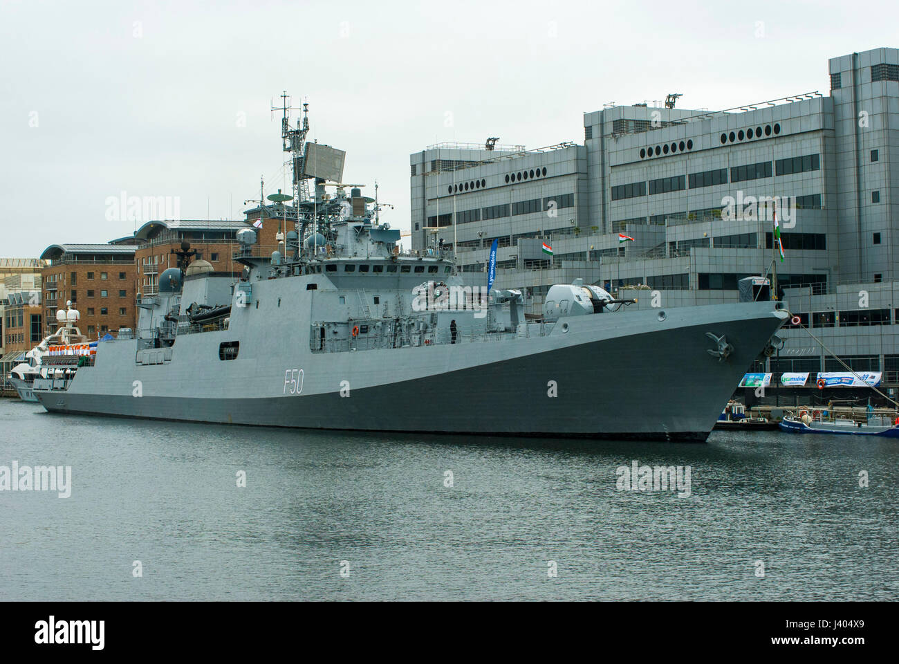 London, UK, 08/05/2017 INS TARKASH F50 stealth warship of the Indian ...