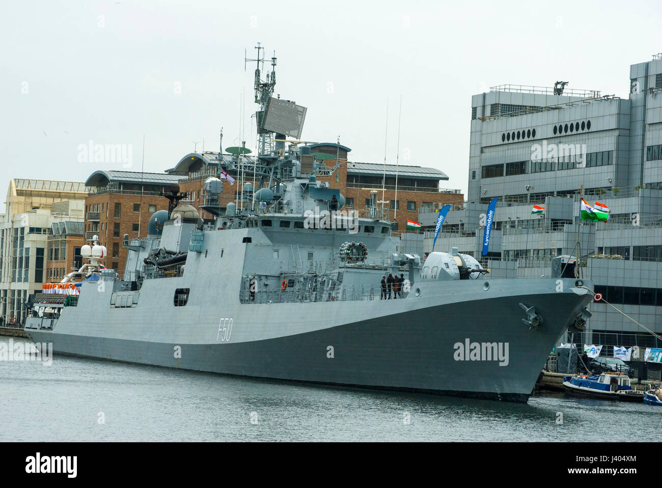 London, UK, 08/05/2017 INS TARKASH F50 stealth warship of the Indian ...