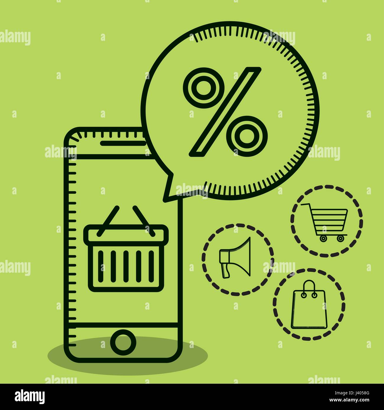 shopping related icons Stock Vector Image & Art - Alamy