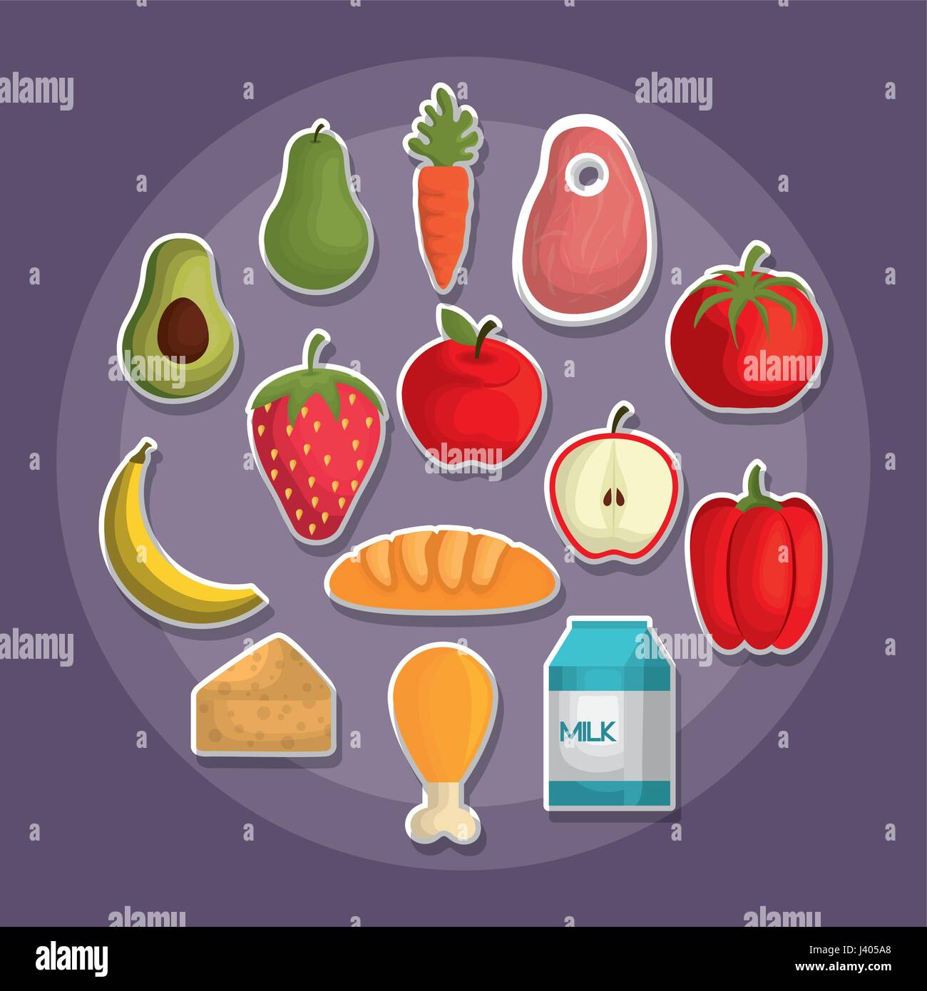 nutrition concept design Stock Vector Image & Art - Alamy