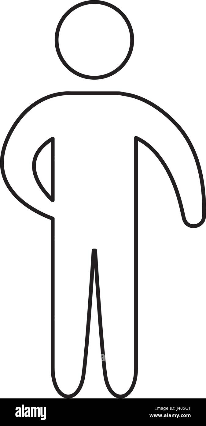 Male pictogram symbol Stock Vector Image & Art - Alamy