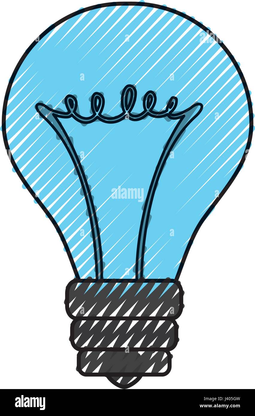 Light Bulb Draw Icon Energy High Resolution Stock Photography and ...