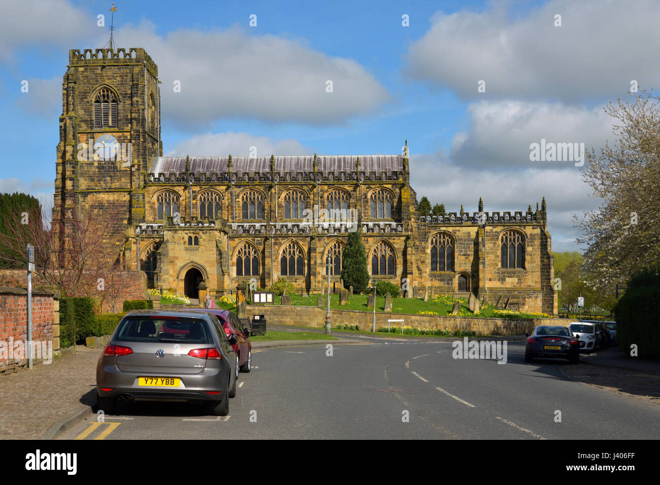 Thirsk Parish Church of St Mary Stock Photo - Alamy