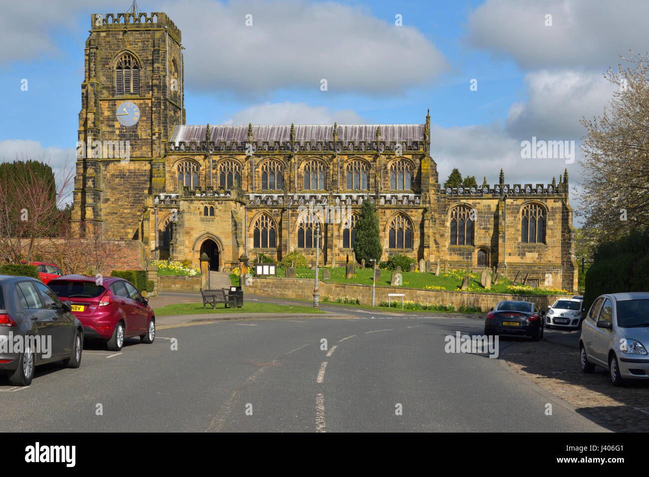 Thirsk Parish Church of St Mary Stock Photo - Alamy