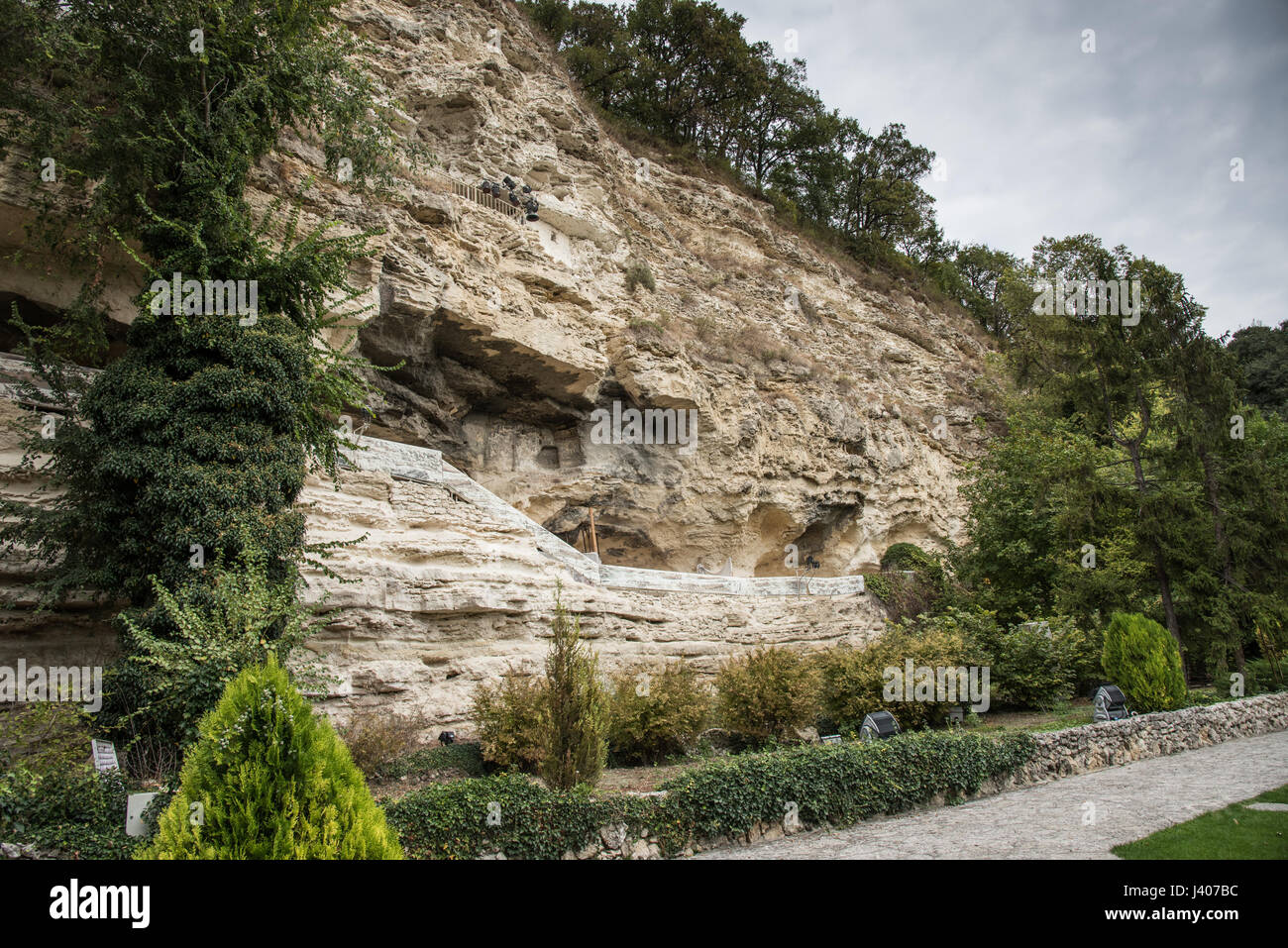 Aladzha Monastery, a medieval Orthodox Christian cave monastery complex ...