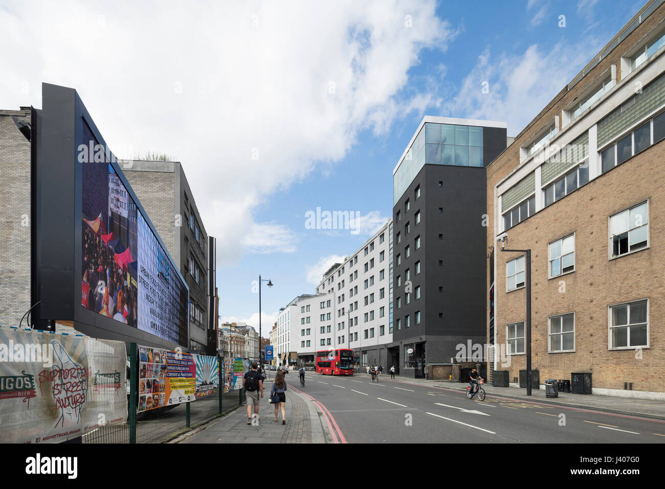 Exterior street view elevation. Ace Hotel Shoreditch, London, United ...