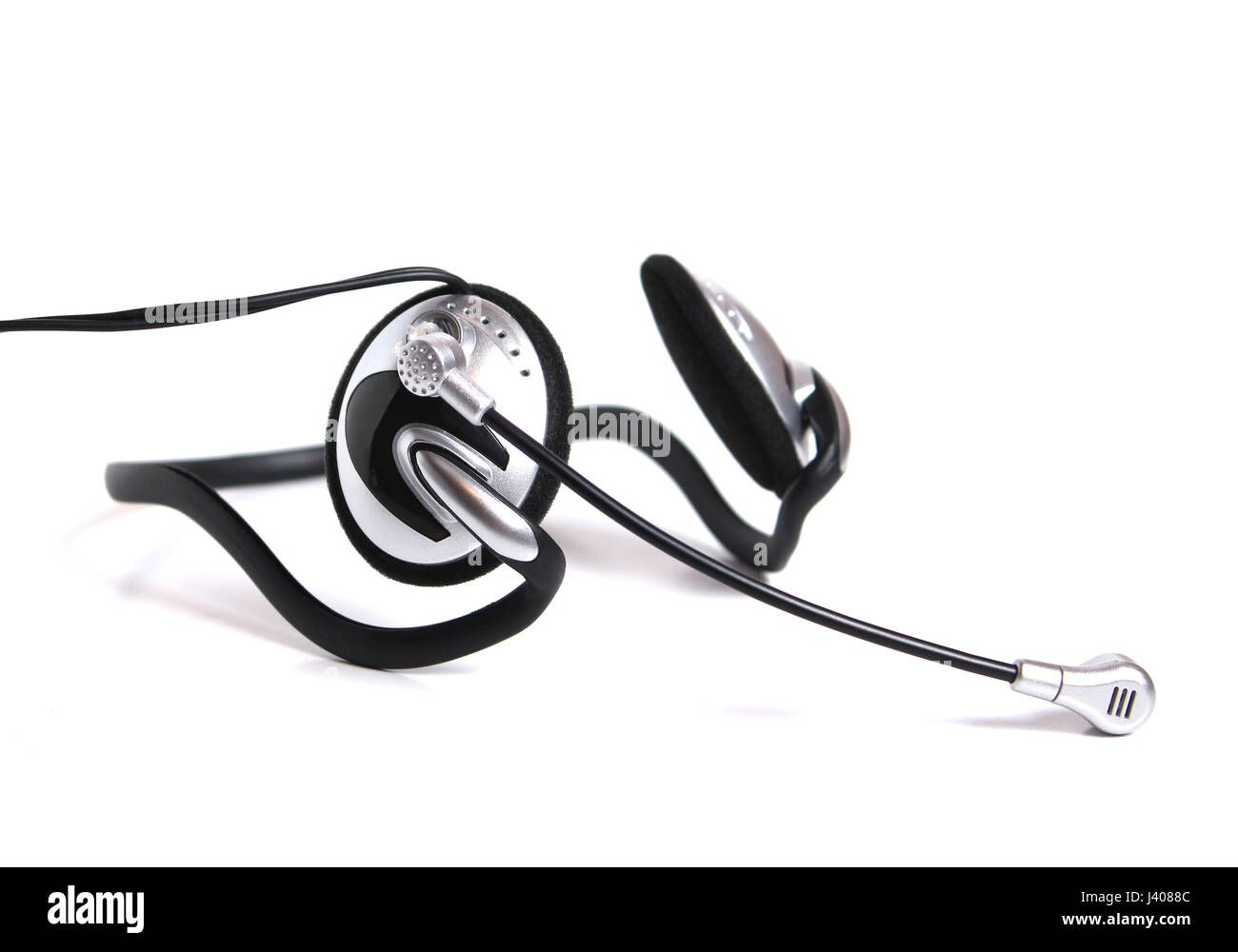 Headset with microphone Stock Photo - Alamy