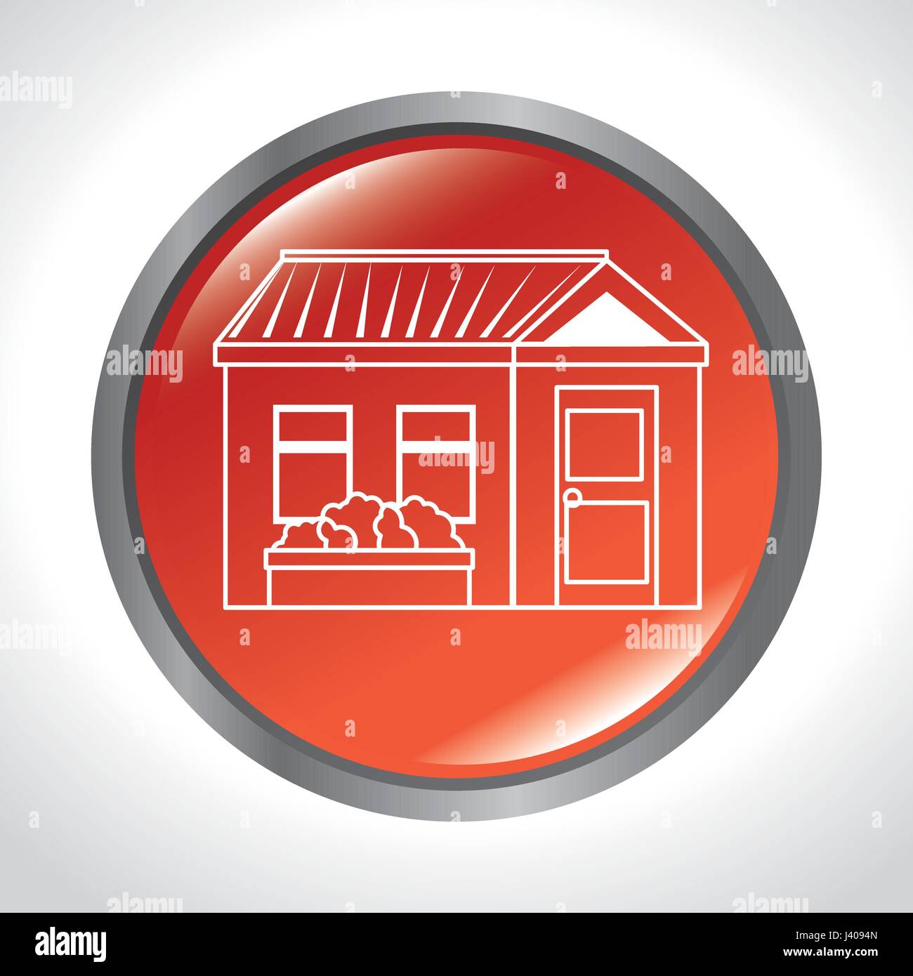 cute house exterior icon Stock Vector Image & Art - Alamy