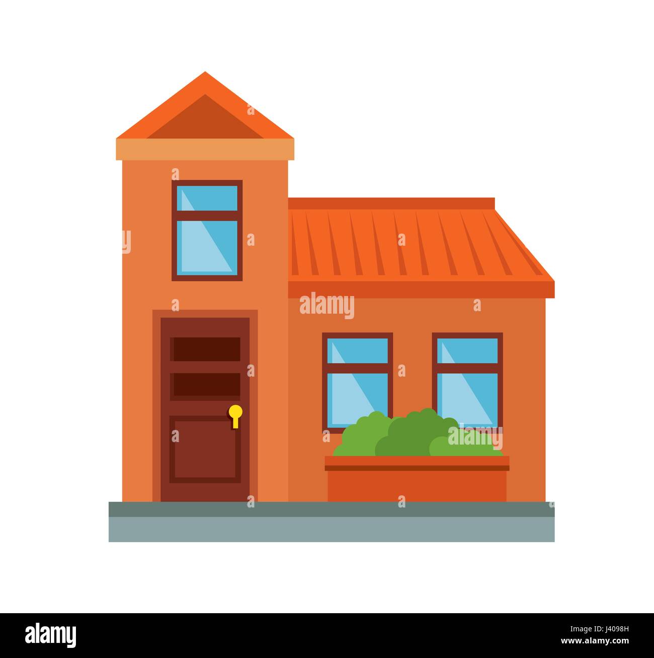 cute building exterior icon Stock Vector Image & Art - Alamy