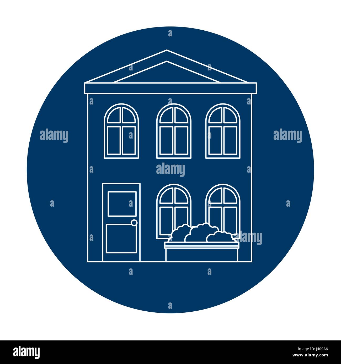 cute building exterior icon Stock Vector Image & Art - Alamy