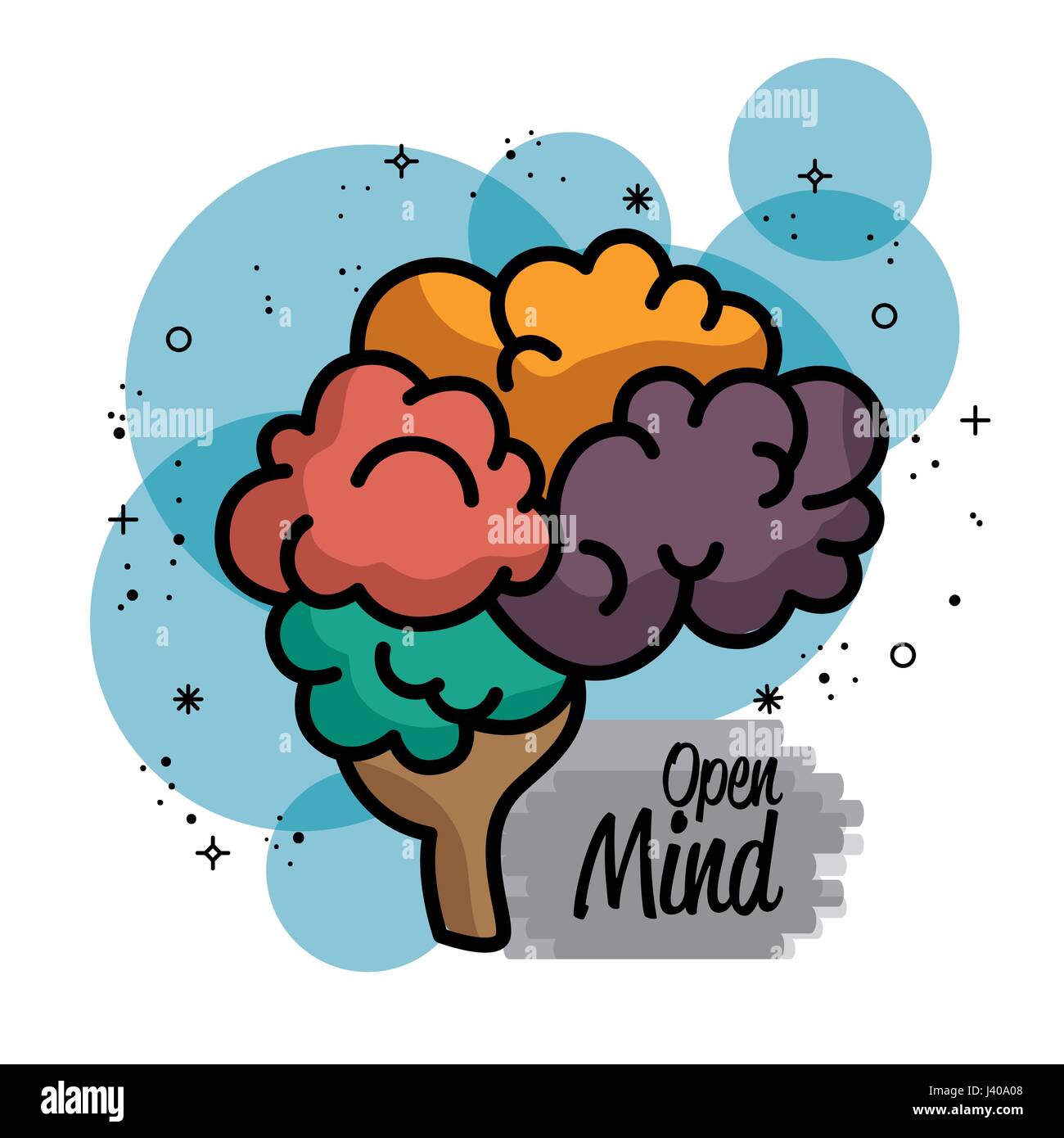 Human brain design Stock Vector Image & Art - Alamy