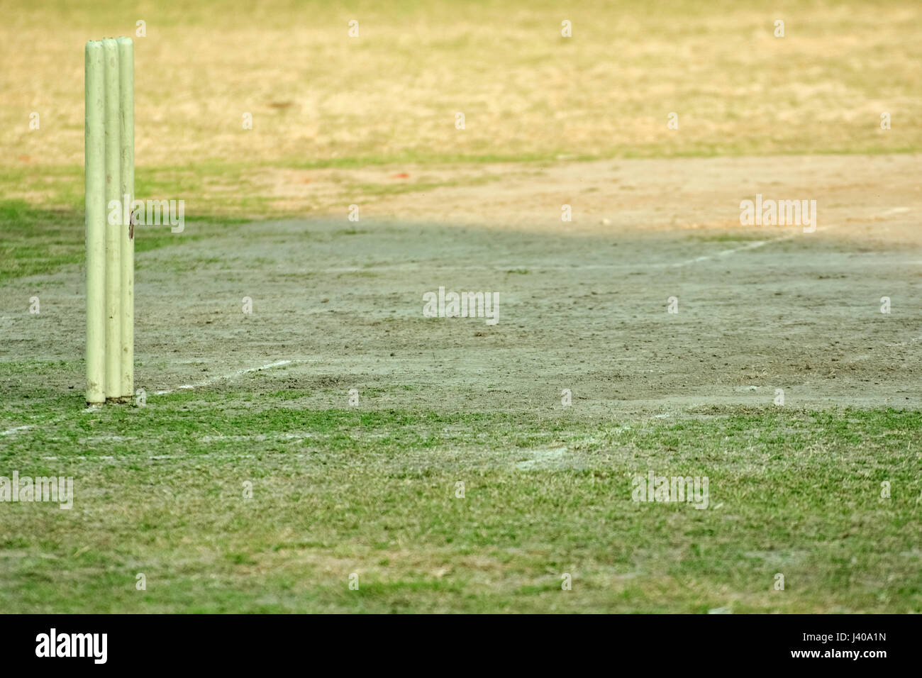 Cricket Pitch Close Up Stock Photos & Cricket Pitch Close Up Stock ...