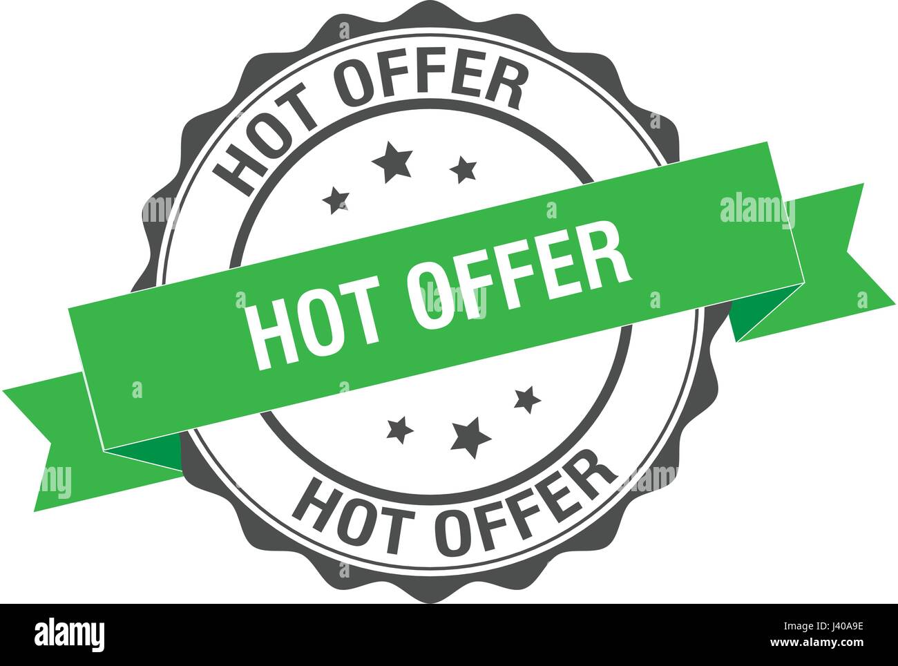 Hot offer stamp illustration Stock Vector Image & Art - Alamy