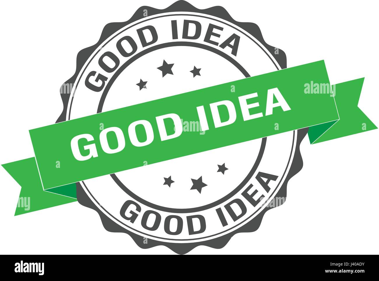 Good idea stamp illustration Stock Vector Image & Art - Alamy