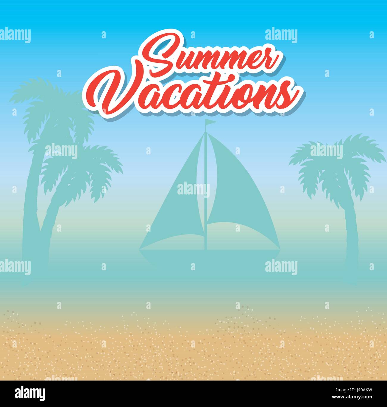 Summer vacations design Stock Vector Image & Art - Alamy