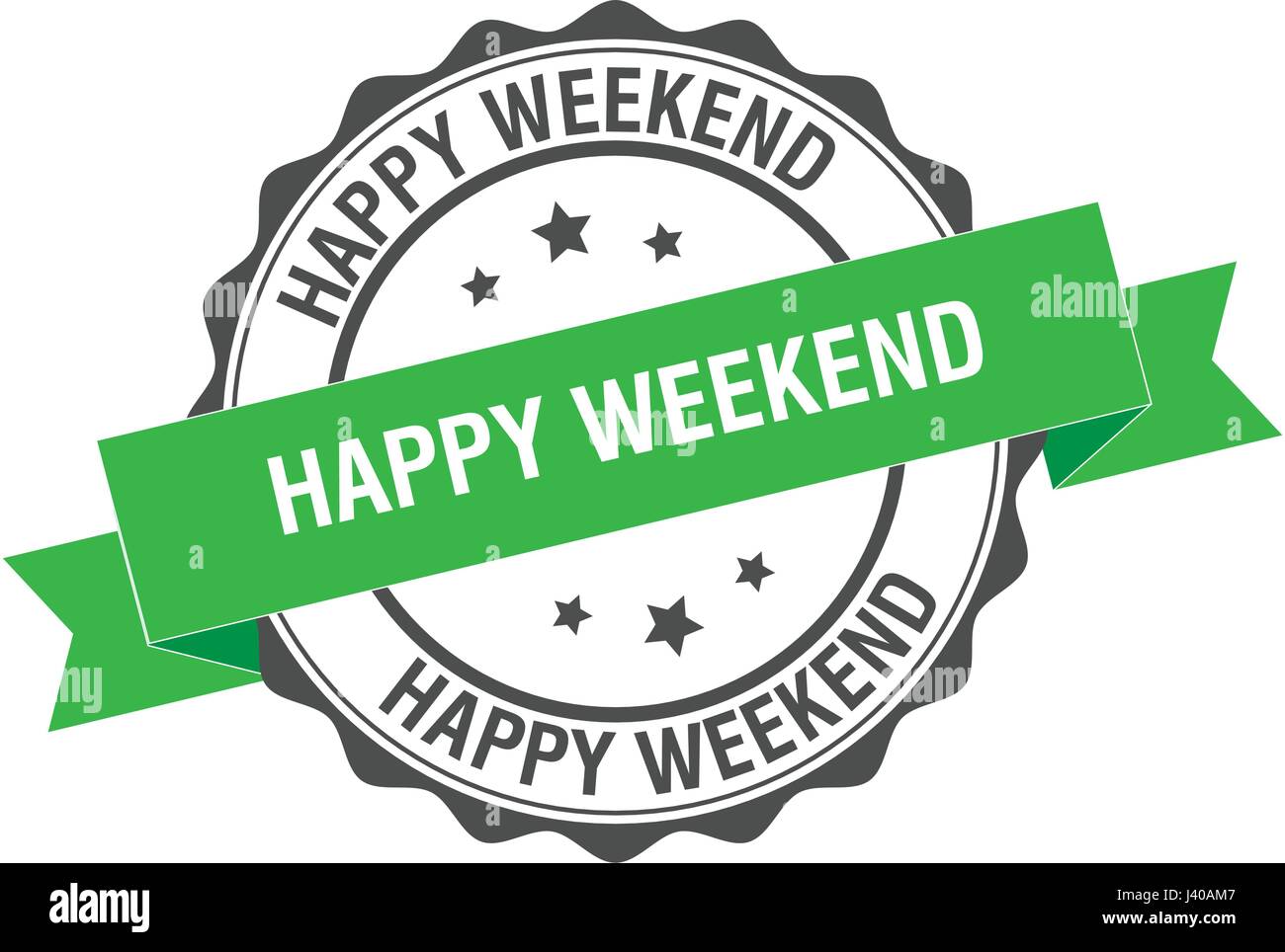 Happy weekend stamp illustration Stock Vector Image & Art - Alamy
