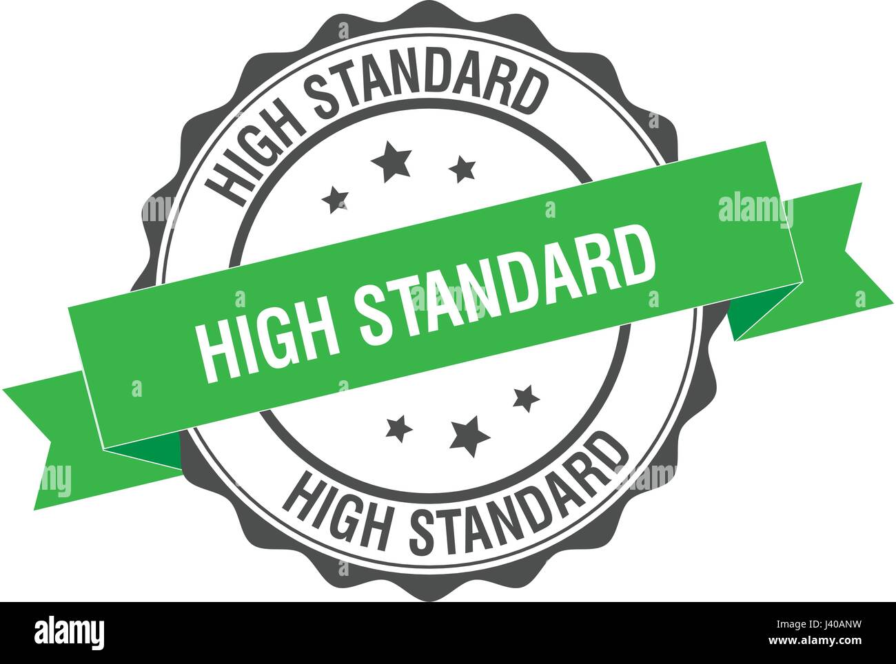 High standard stamp illustration Stock Vector Image & Art - Alamy