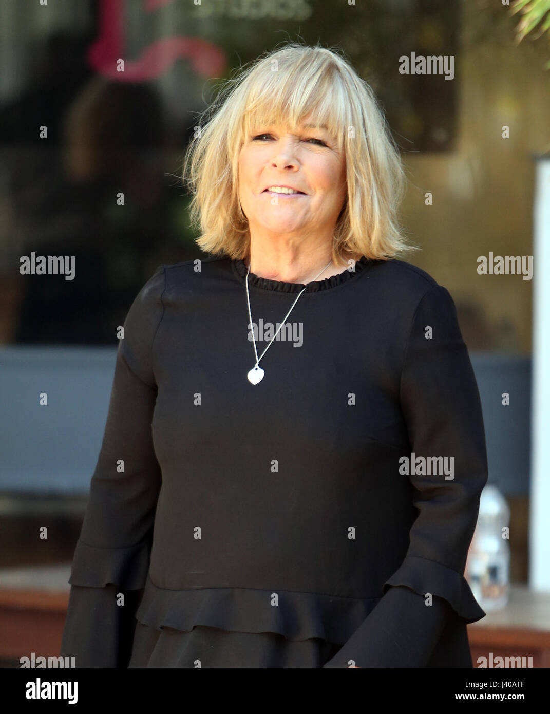 Linda Robson with new hair style outside ITV Studios Featuring: Linda ...