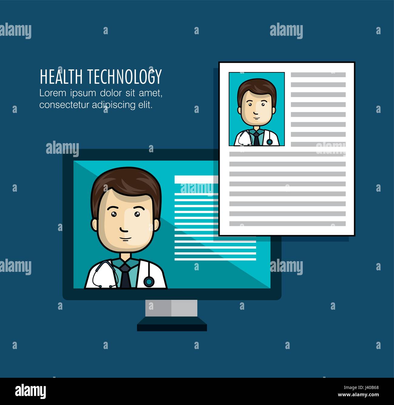 digital healthcare technology icon Stock Vector Image & Art - Alamy