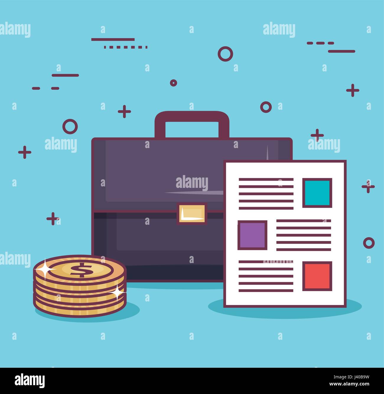 Money-related objects design Stock Vector Image & Art - Alamy