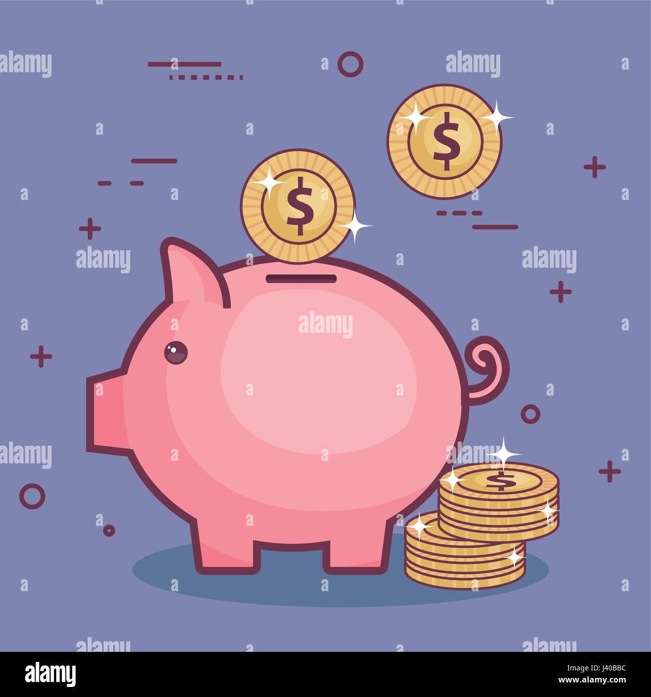 Money-related objects design Stock Vector Image & Art - Alamy