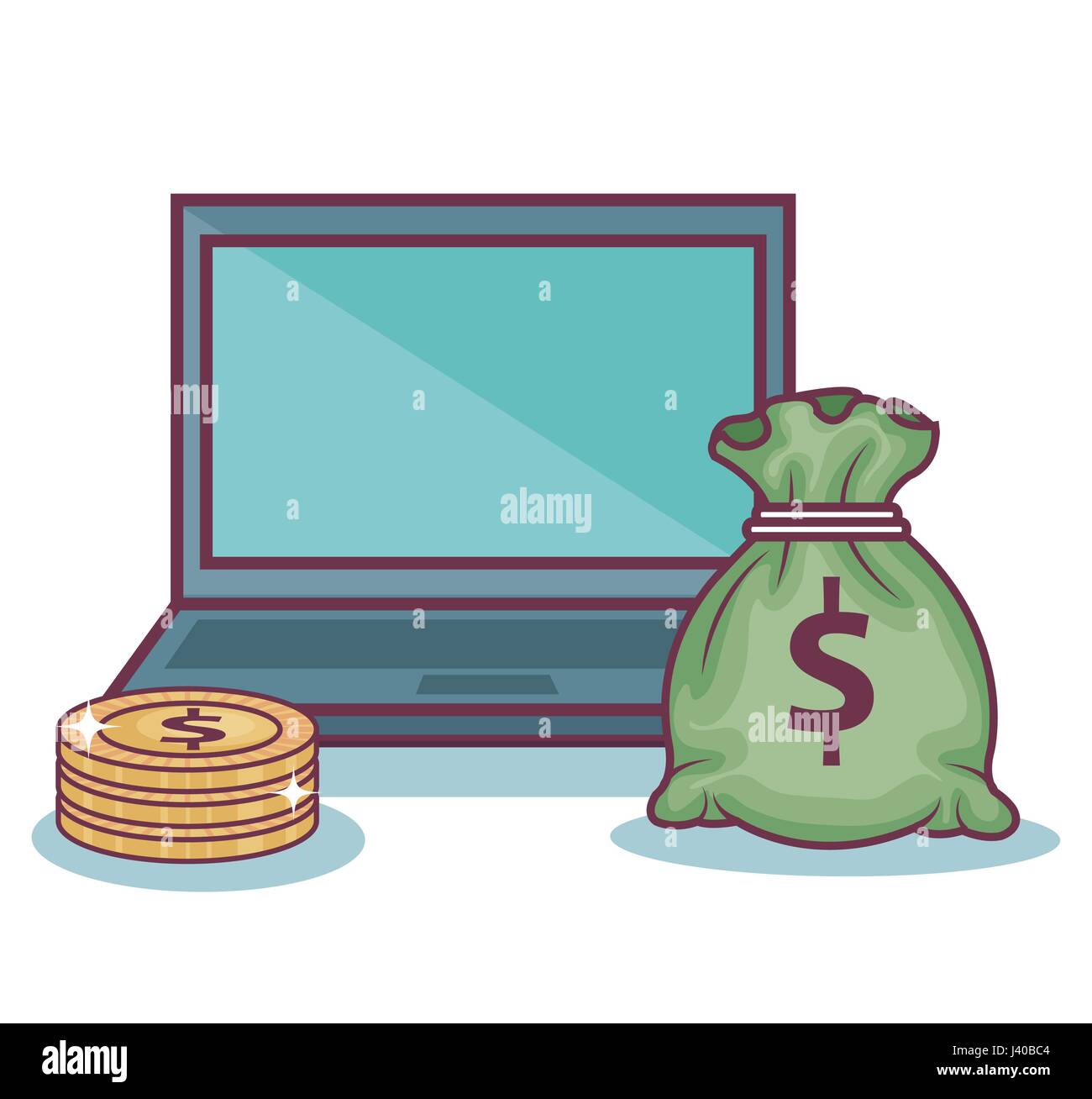 Money related objects design hi-res stock photography and images - Alamy