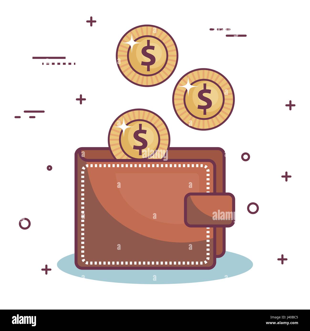 Money related objects design hi-res stock photography and images - Alamy