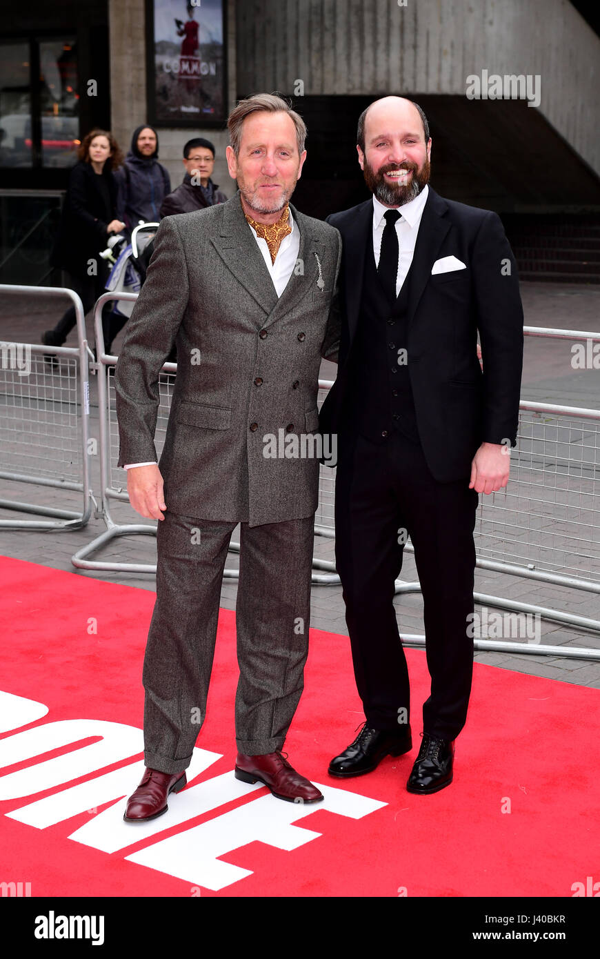 Michael Smiley (left) and Johnny Harris (right) attending the UK ...