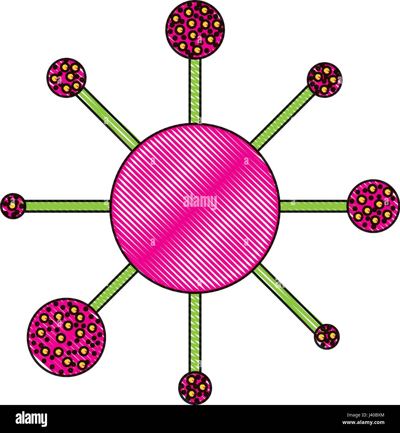Bacterial cell structure icon Stock Vector Image & Art - Alamy
