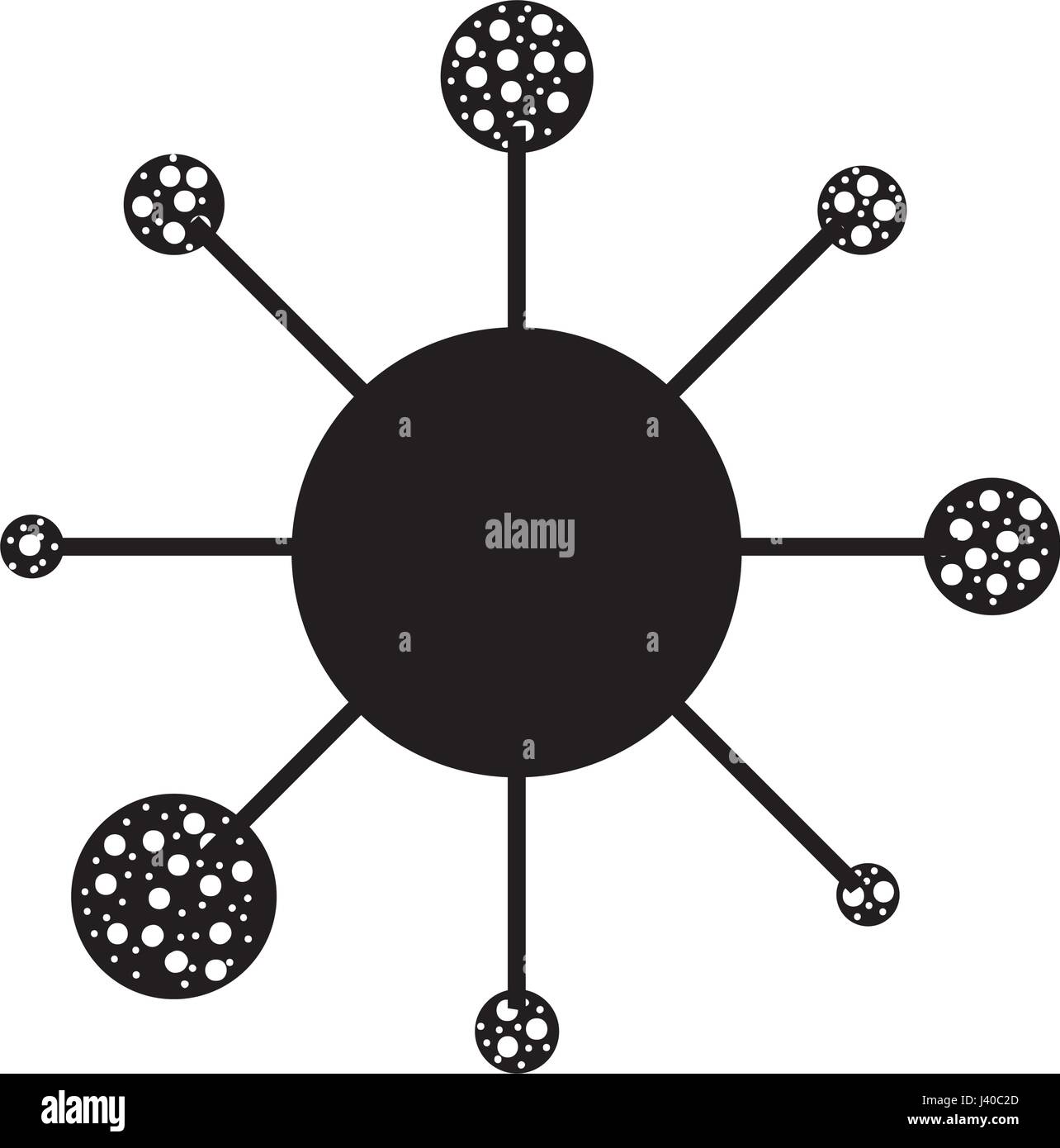 Bacterial cell structure icon Stock Vector Image & Art - Alamy