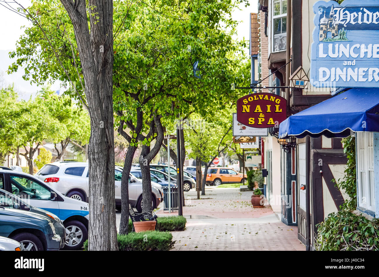 Solvang city street hi-res stock photography and images - Alamy