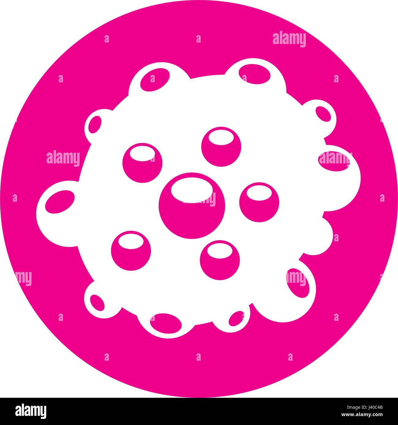 Bacterial cell structure icon Stock Vector Image & Art - Alamy